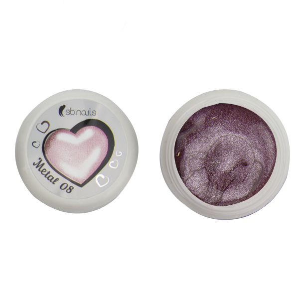 SB Nails - Color Gel Metal 08 - DESATIVADOS - PRODUTOS - Loja Online